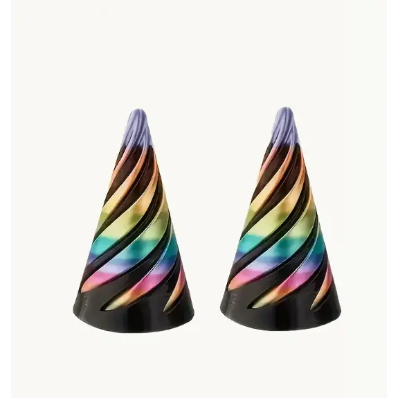 🌀 3D Printed Double-Sided Spiral Cone Fidget Spinner - 2.52"