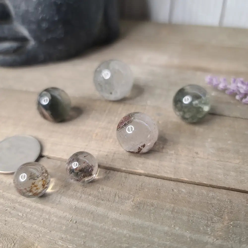 Garden Quartz Mini Spheres | The Mystical Moons